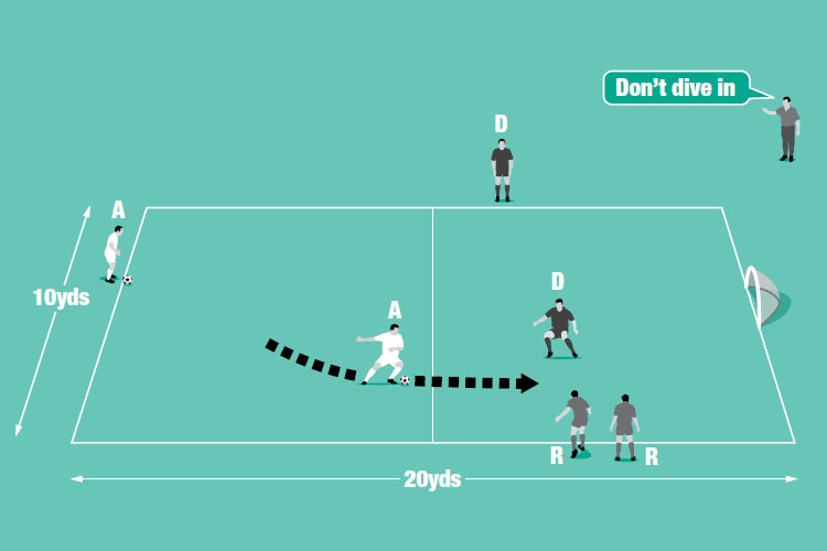 One-on-one defending - Football & Soccer Core Skills and Fundamentals ...